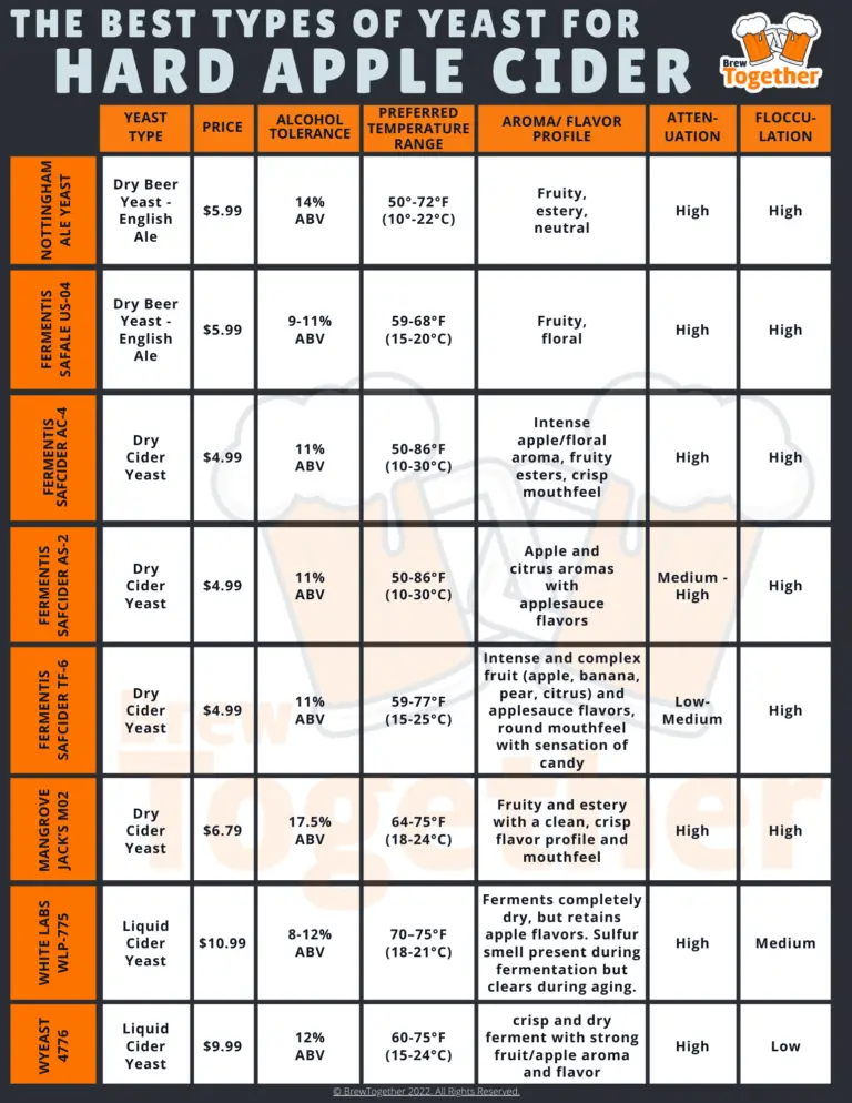 Cider Yeast: Best Yeasts for Hard Cider Making! – ExpertBrewing.com